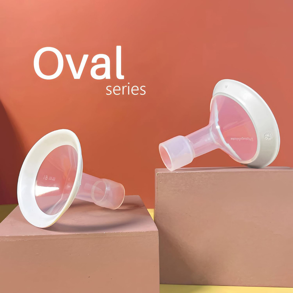 Soft Rim Flanges with 106 Degree Wider Opening Angle for Medela Breast ...
