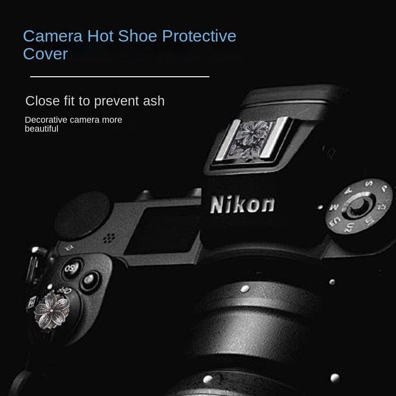 Camera relief hot shoe cover button special thread version suitable for ...