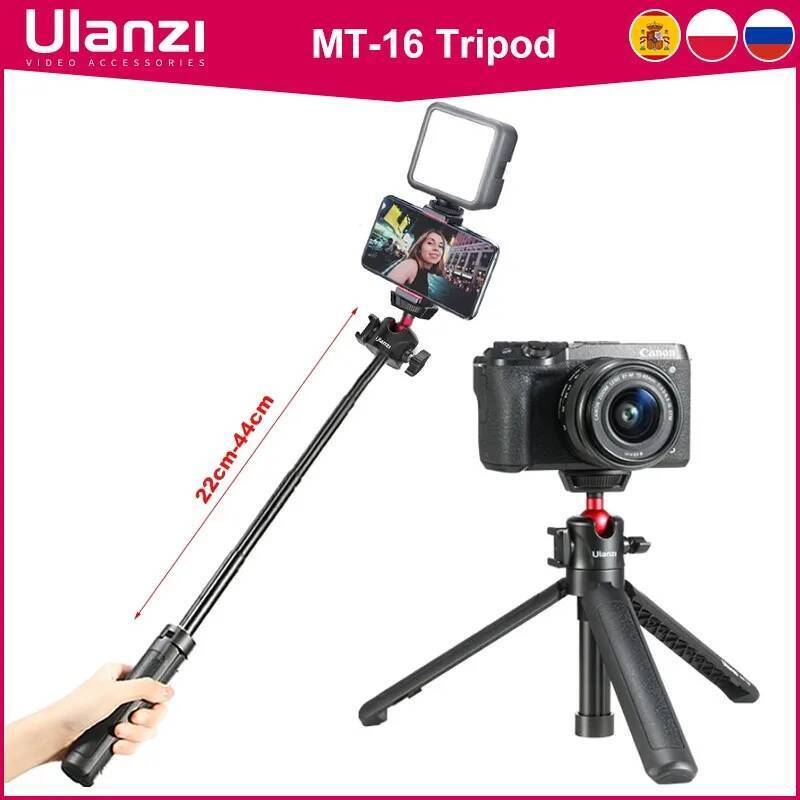 TC MT-16 Extend Tablet Tripod with Cold Shoe for Microphone LED Video ...