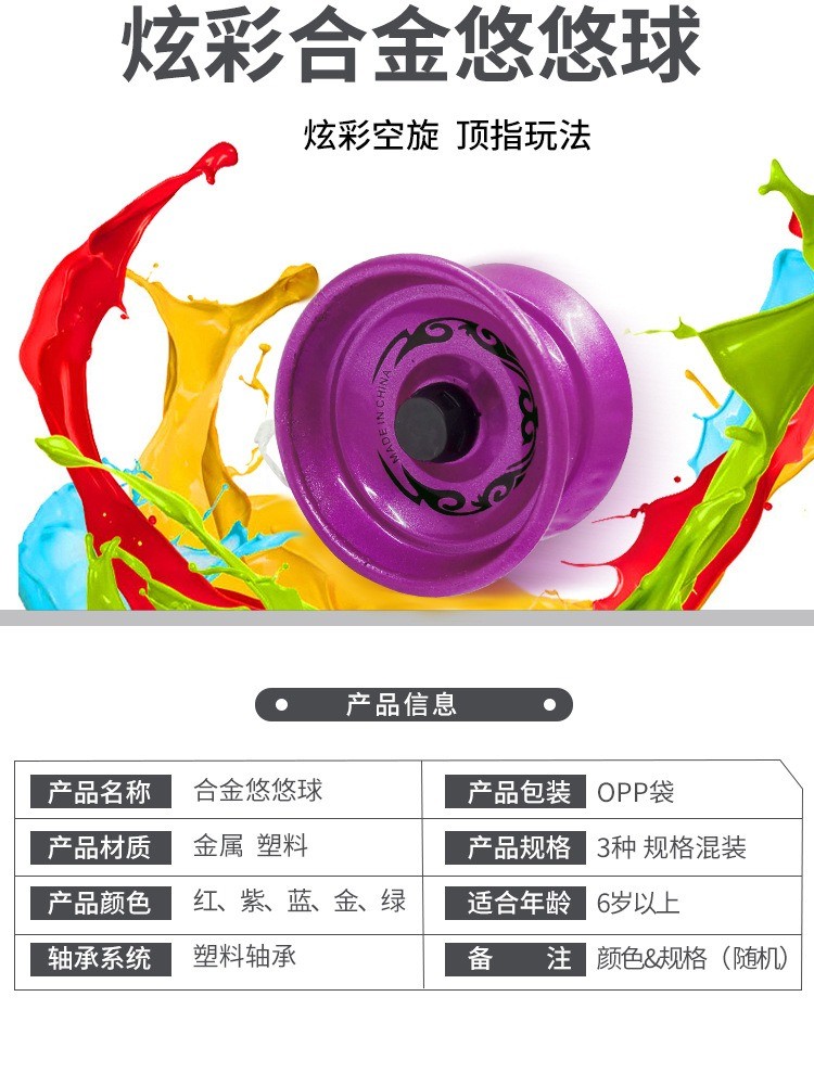 Mainan Yoyo Aloi Klasik Aluminum Alloy Magic Yoyo Classic Spinning Toy ...