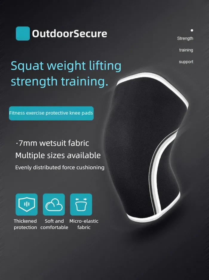 Sports Compression Knee Brace Gym Fitness Knee Support Equipment ...