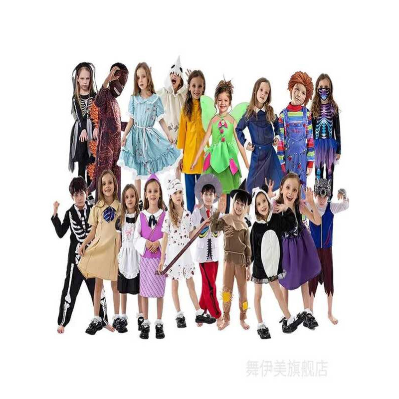 Halloween Children's Costume Ghost Mother Caroline Clothes Ghost Demon ...