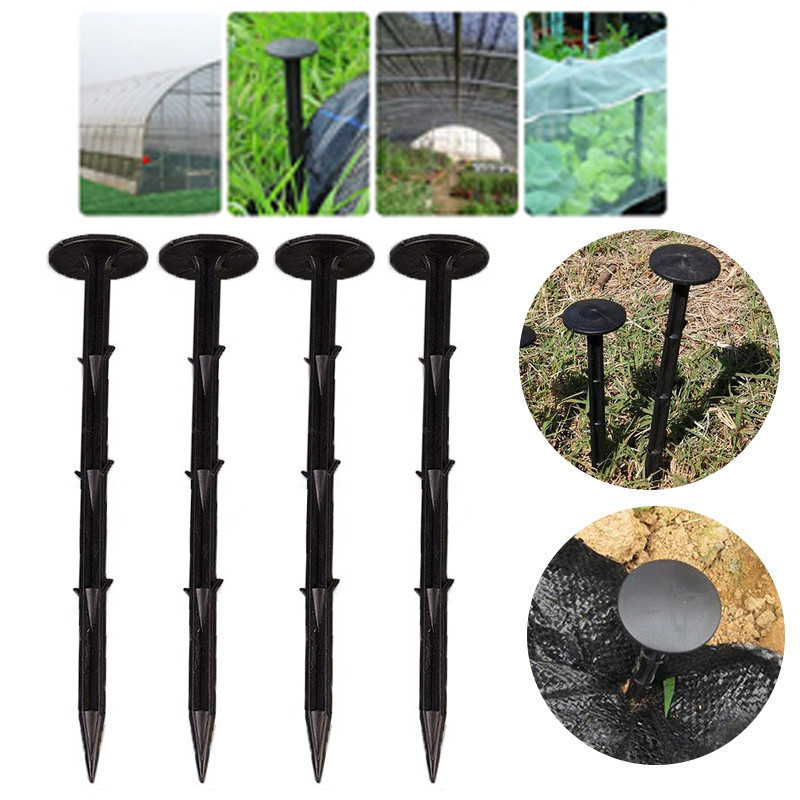 100Pcs Paku Weedmat Rumput Tiruan Ground Nail Plastic Weedmat Nail Pin ...