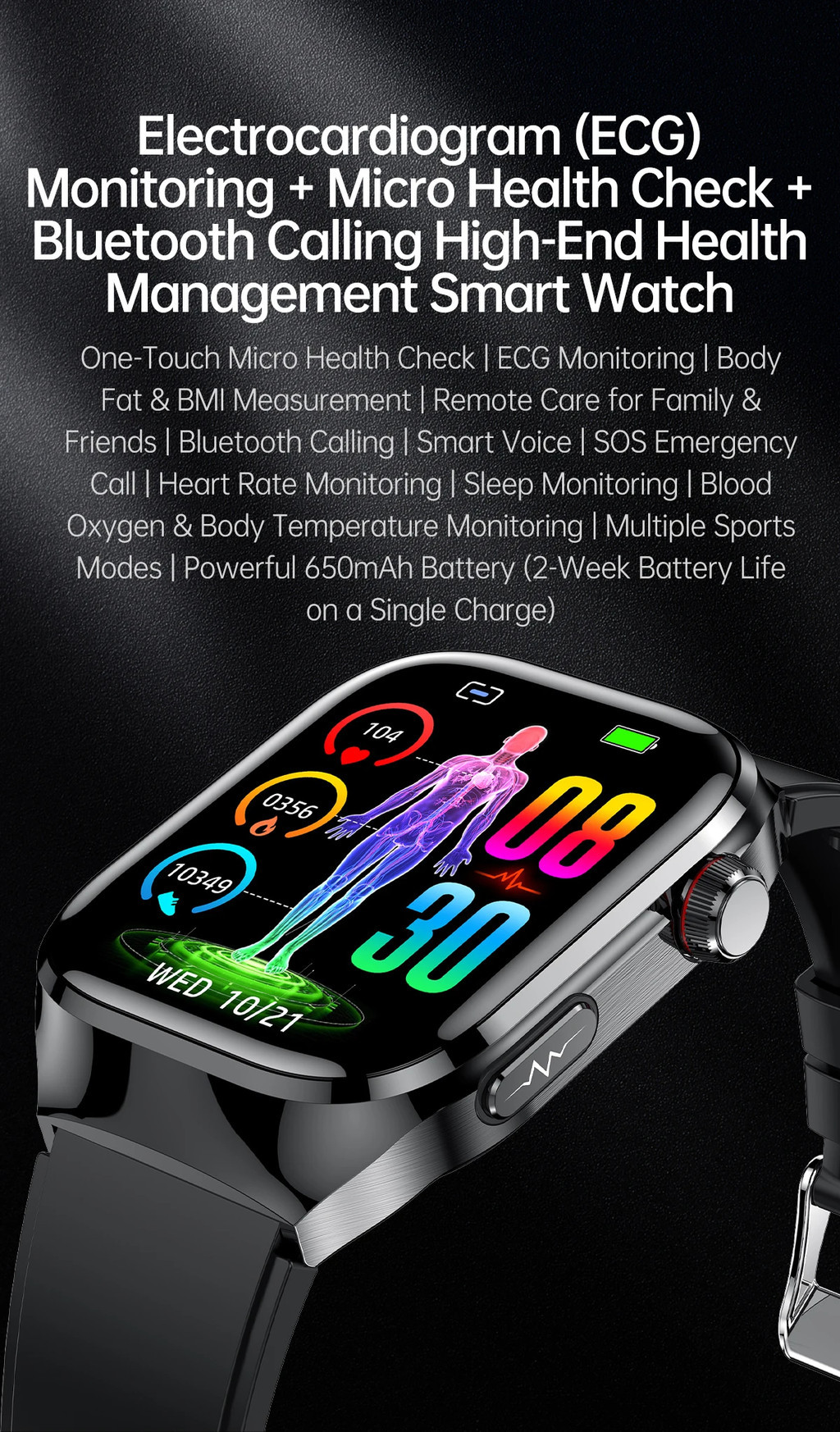 2025 New For Xiaomi Women Smart Watch Original with BMI measurement ...