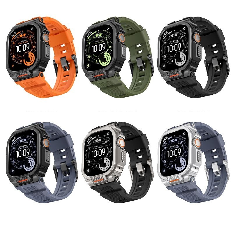 Rugged Integration Band with Case for iWatch Ultra 3/2/1 49mm Sport ...