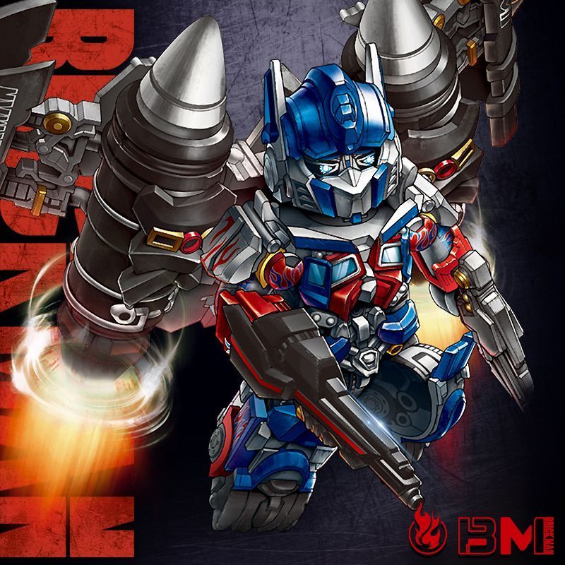 Minifigures,Optimus Prime&Jetfire,Bumblebee,Megatron,Building Blocks ...