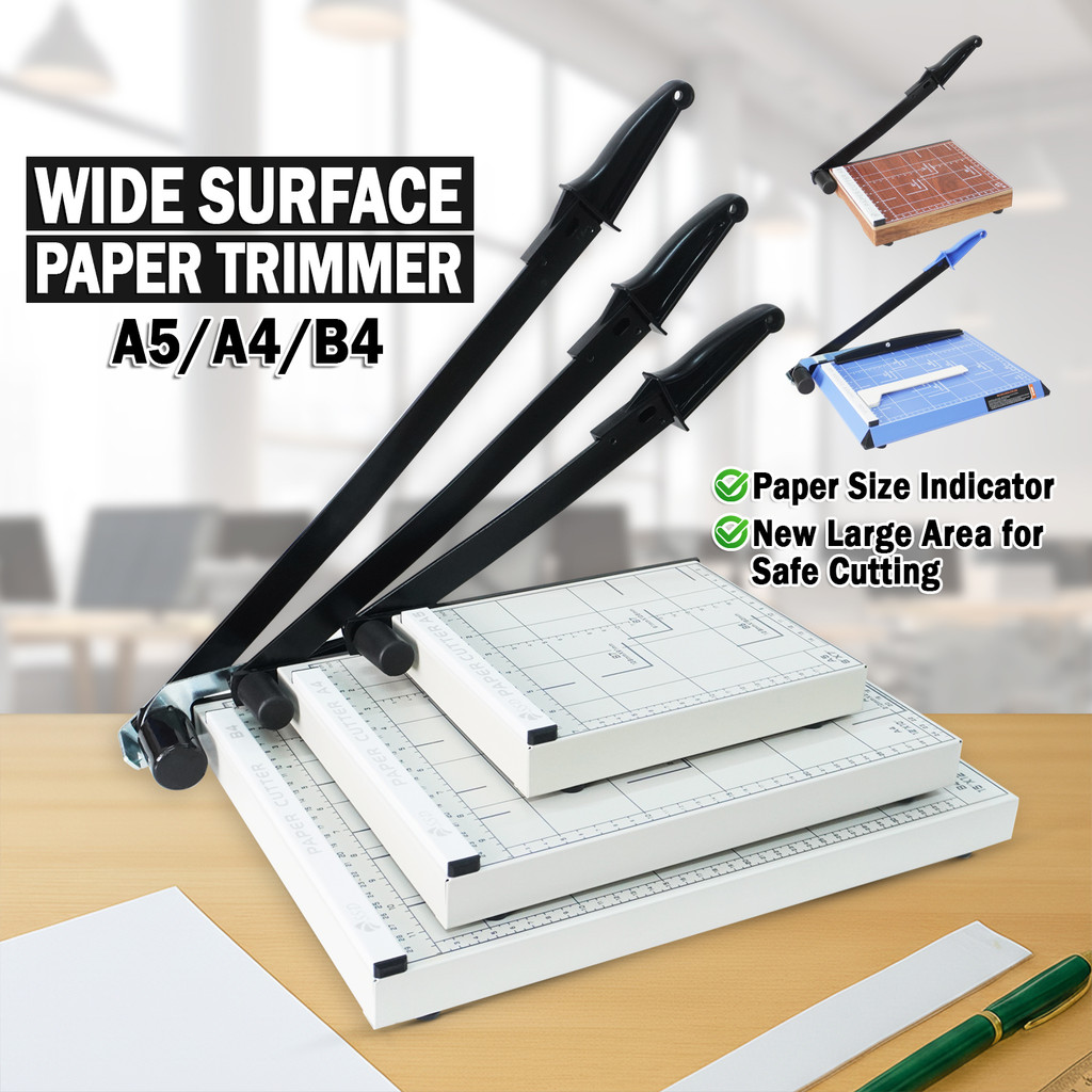 10Q A4 A5 B4 Paper Cutter Board Guillotine Paper Trimmer Machine Heavy ...