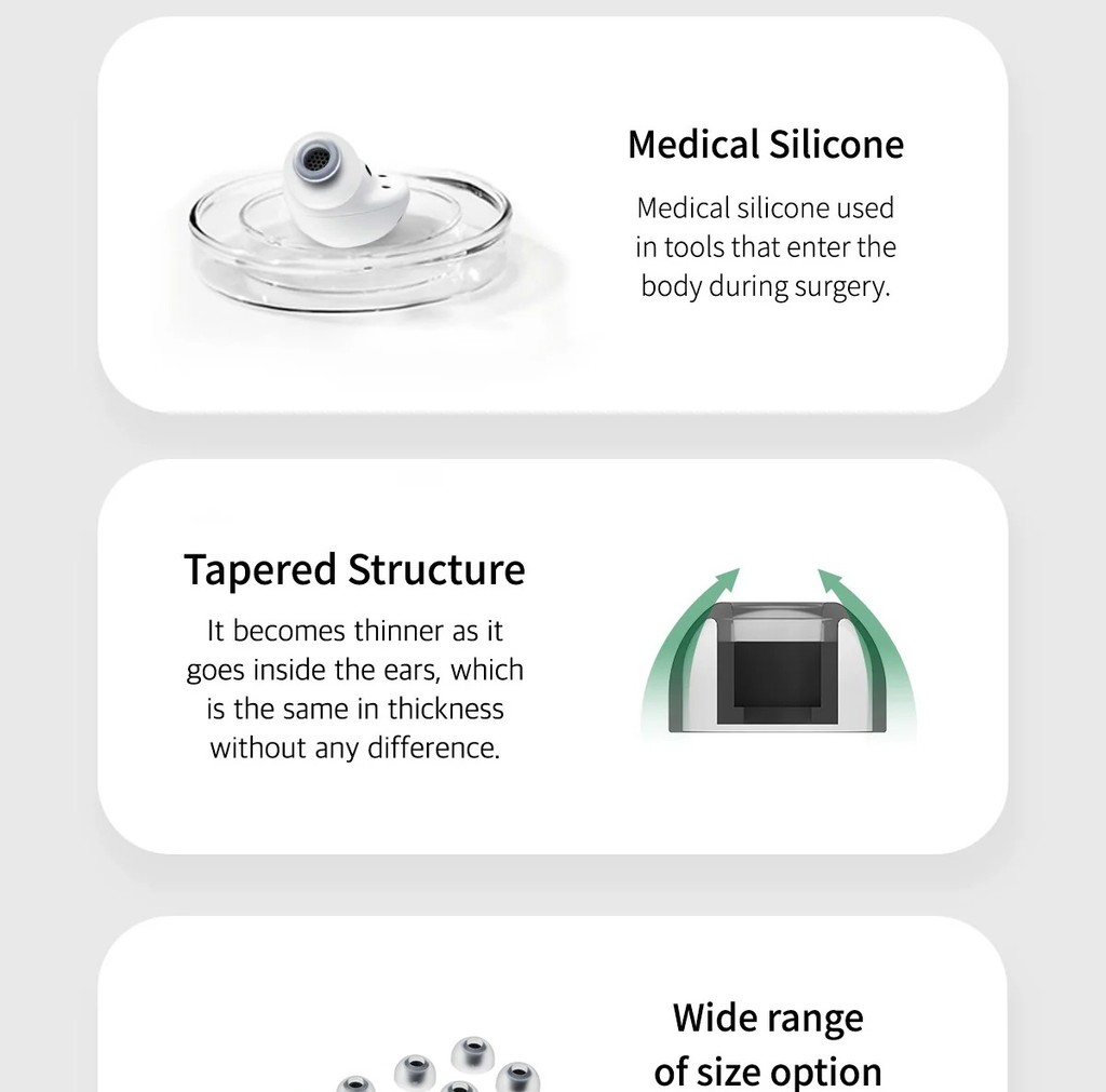 AZLA SednaEarfit MAX for Galaxy Buds 2 Pro, Silicone Replacement ...