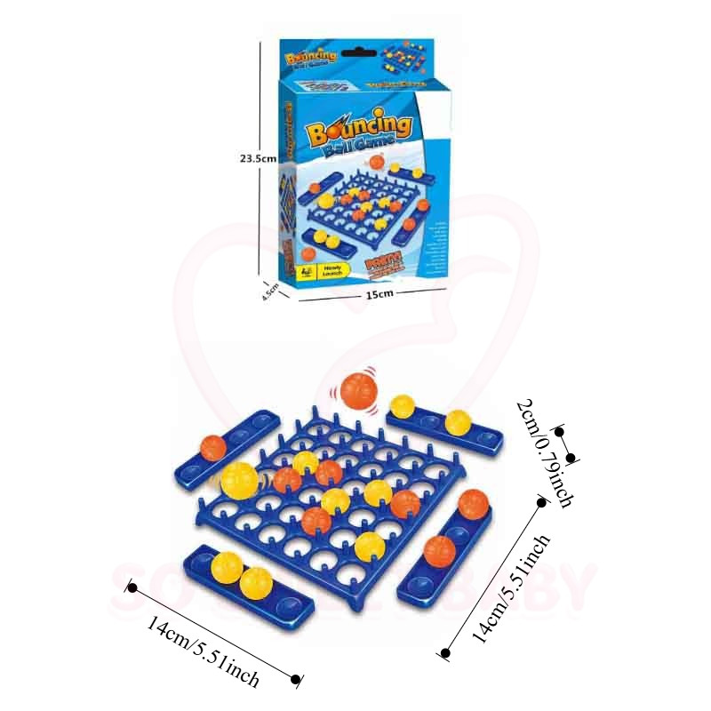 Bounce Ball Board Game Jumping Ball Throwing Ball Table Game Family ...