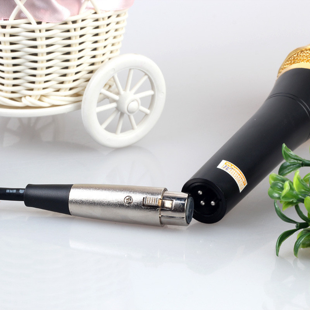 6.35mm Microphone Wired Cable Male Plug Audio Cable Dynamic Microphone ...