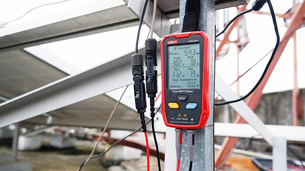 UNI-T UT673PV Solar MPPT Meter Photovoltaic Panel Tracker Tester ...