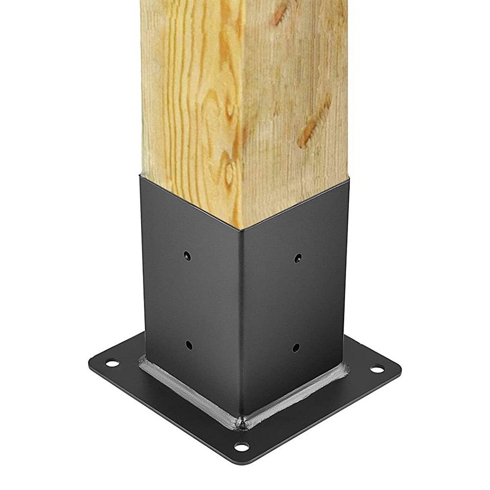 [ZISG HOT] 1pc 4x4inch Pergola Bracket Vertical Angle Corner Woodworks ...