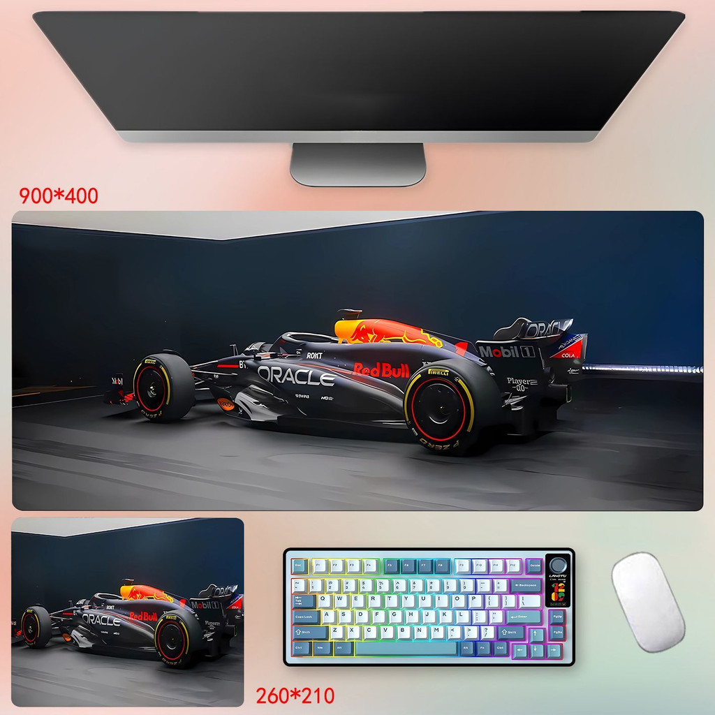F1 Racing Cool High-Value Mouse Pad Oversized Computer Keyboard Pad ...