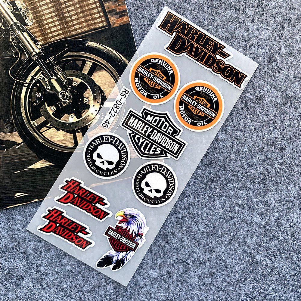 Harley Davidson Harley Reflective Motorcycle Side Strip Bike Helmet ...