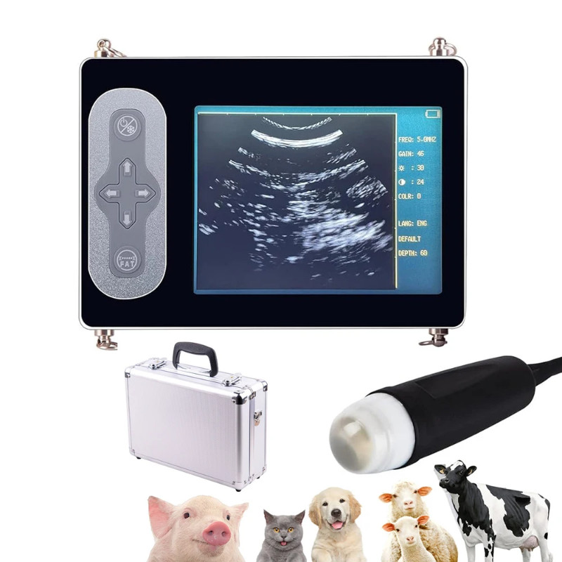 Portable Veterinary Ultrasound Scanner For Dog Cat Cattle Cow Pig Horse ...