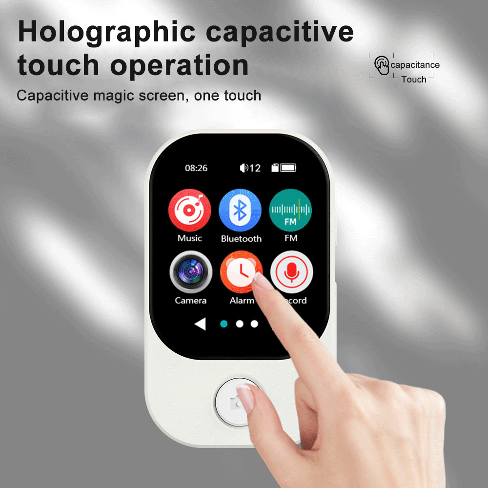 MP3 Player Bluetooth 5.4 with HiFi Sound Camera Sports Walkman with FM ...