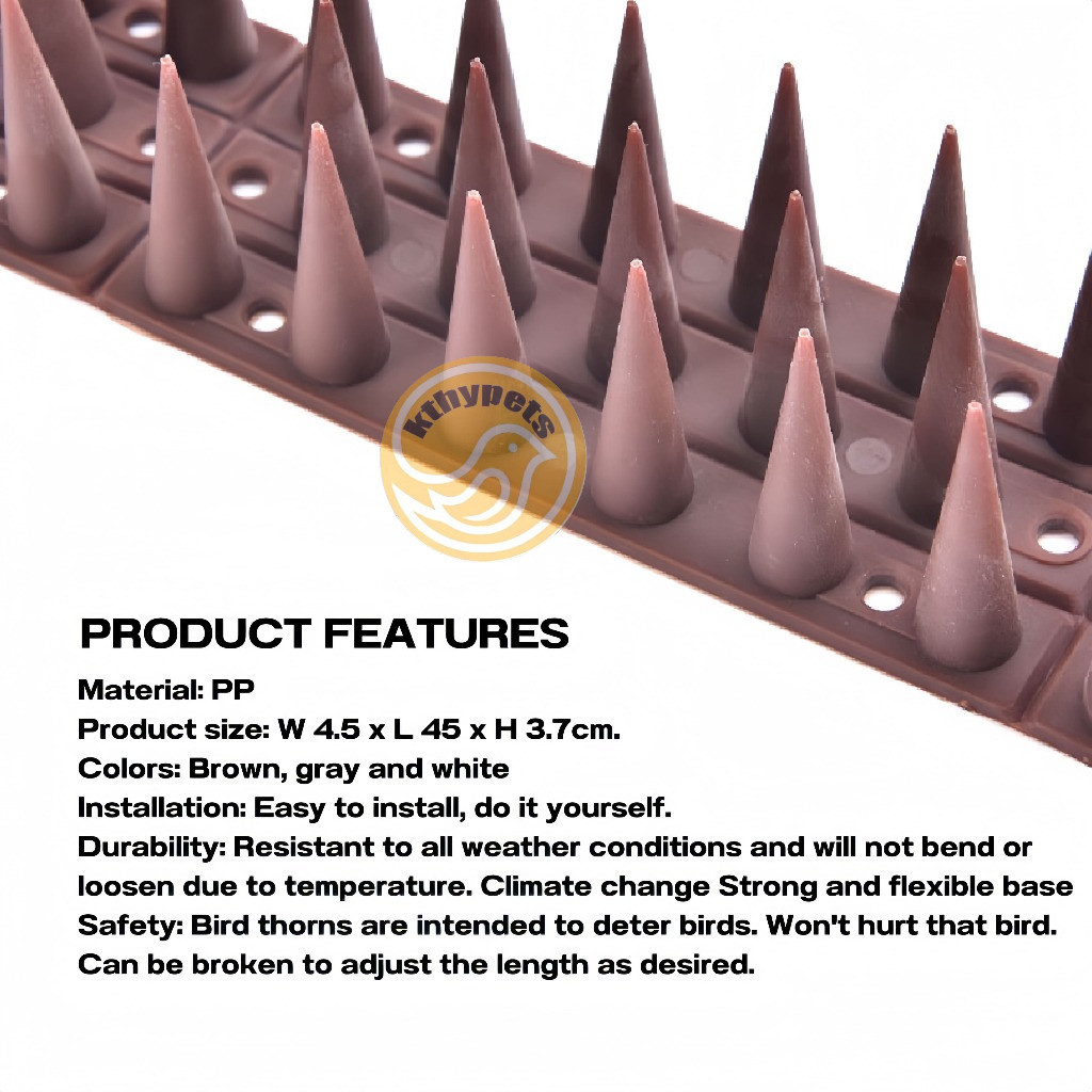 Bird Spikes Cat Pigeon Crow Away Deterrent Spikes Outdoor Anti-Climb ...