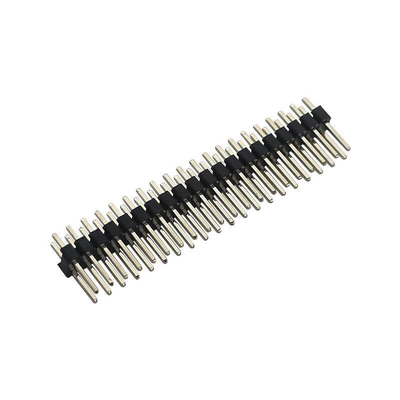 TA 2 X 20 Pin Male GPIO Header for Raspberry Pi Zero Double Row 20 Pin ...