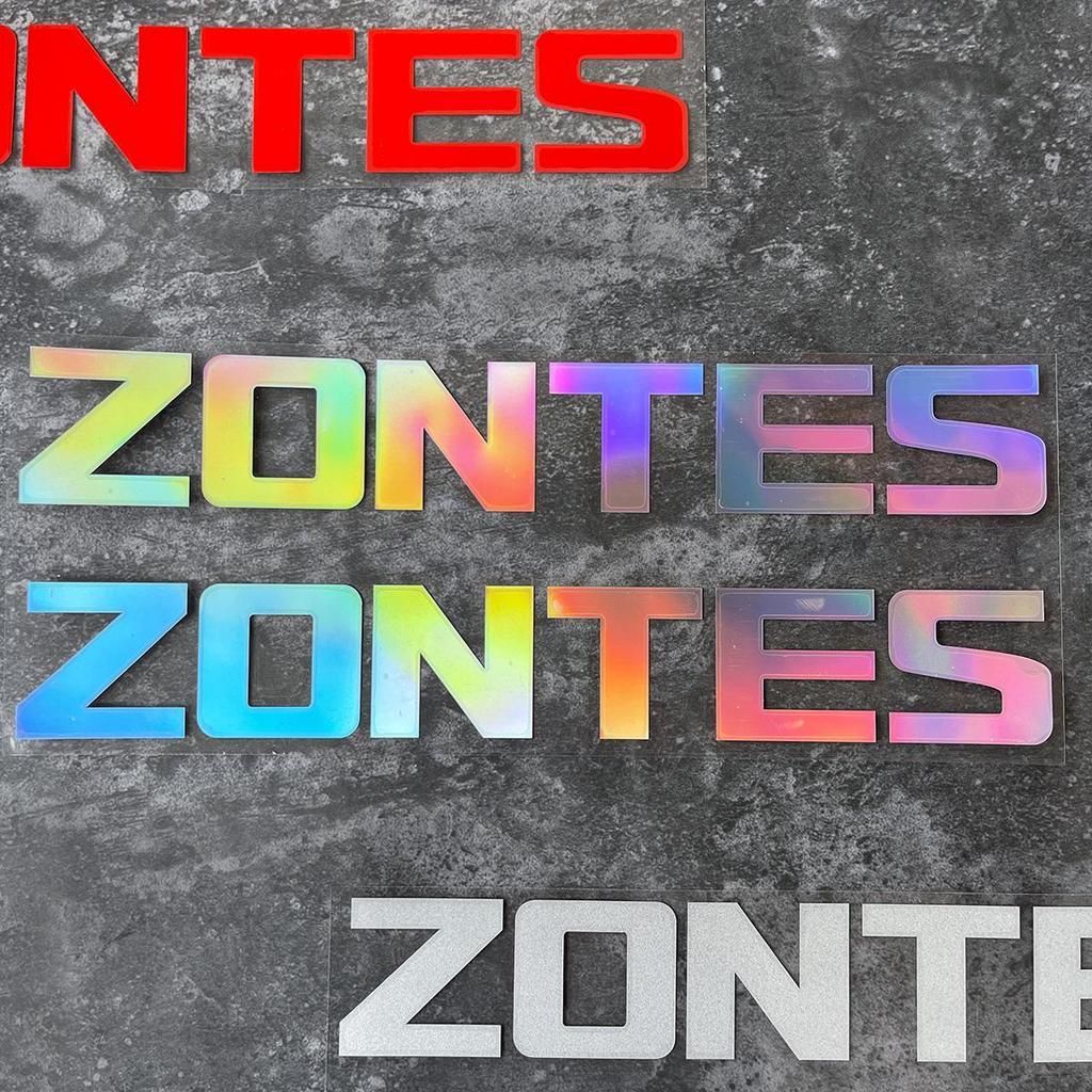 For ZONTES Brand Logo Motorcycle Sticker Reflective Waterproof Vinyl ...