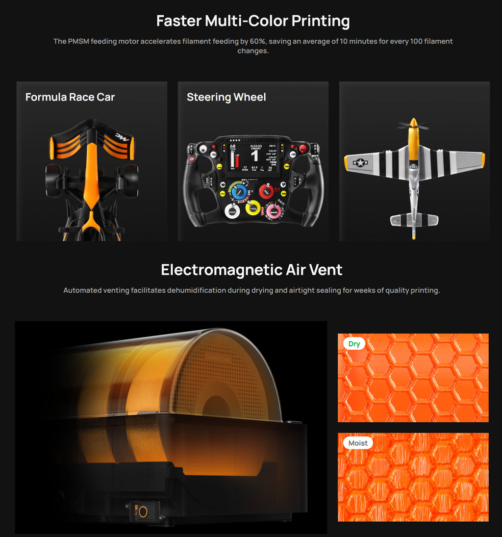[Ready Stock] Bambu Lab P2S / P2S Combo, Enclosed Core XY 3D Printer ...