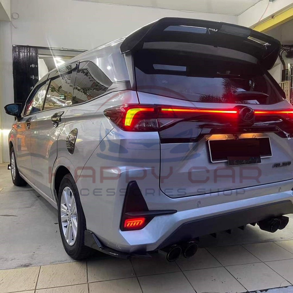 Perodua Alza 2022-2025 Front Bumper Diffuser Lip Black & Carbon Wrap ...