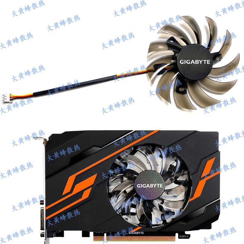 GIGABYTE/GIGABYTE GTX1030 N730 630 610 575 Graphics Card Cooling Fan ...