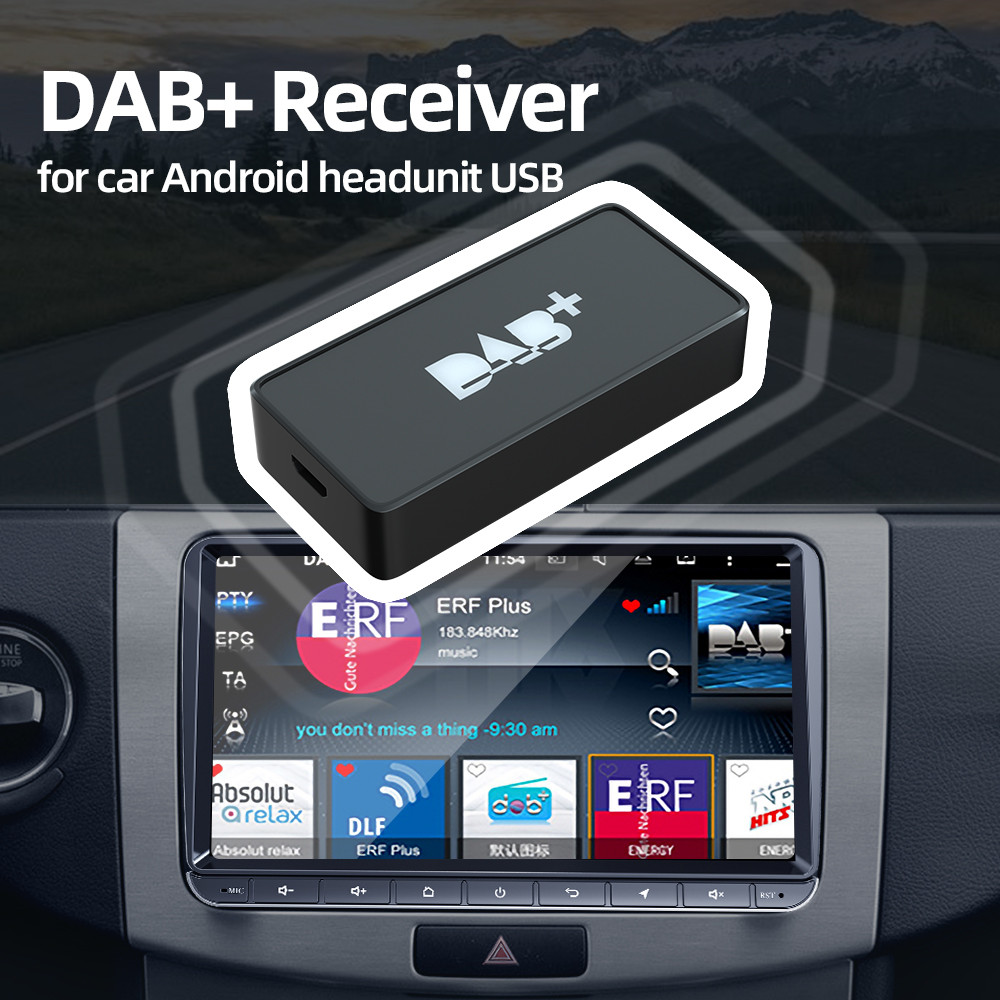 DAB+ Antenna for Android Car Radio With USB Adapter GPS Stereo DAB ...