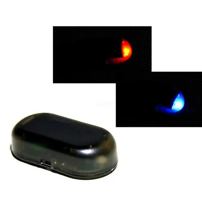 Car Fake Security Light Solar Powered Simulated Dummy Alarm Wireless ...