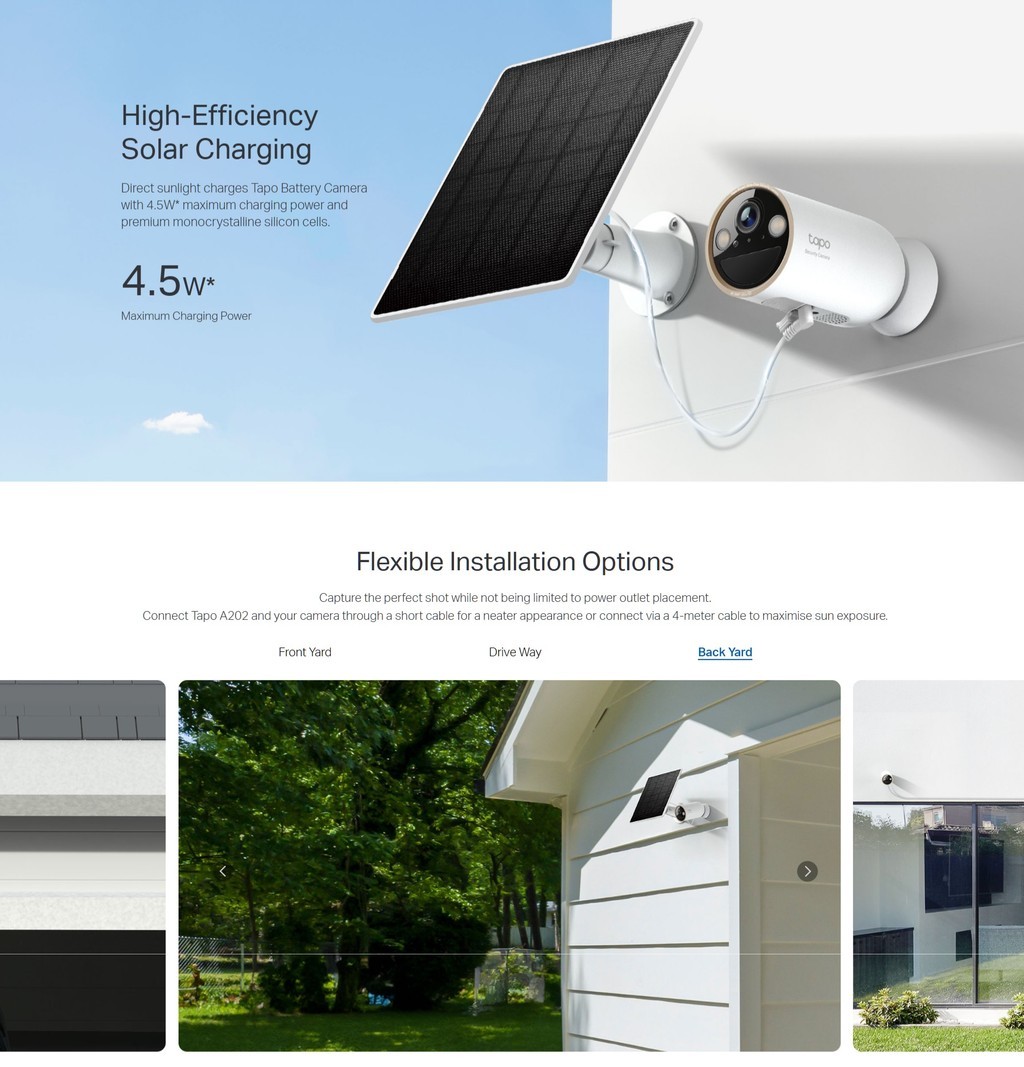 TP-Link Tapo A202 Solar Panel Tapo C410 C425 C400 D210 D235 TC82 TC80 CCTV | Shopee Malaysia
