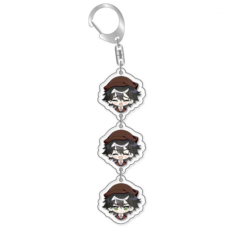 Bungo Stray Dogs Nakajima Atsushi Acrylic Keychain Anime 3-Piece Set ...