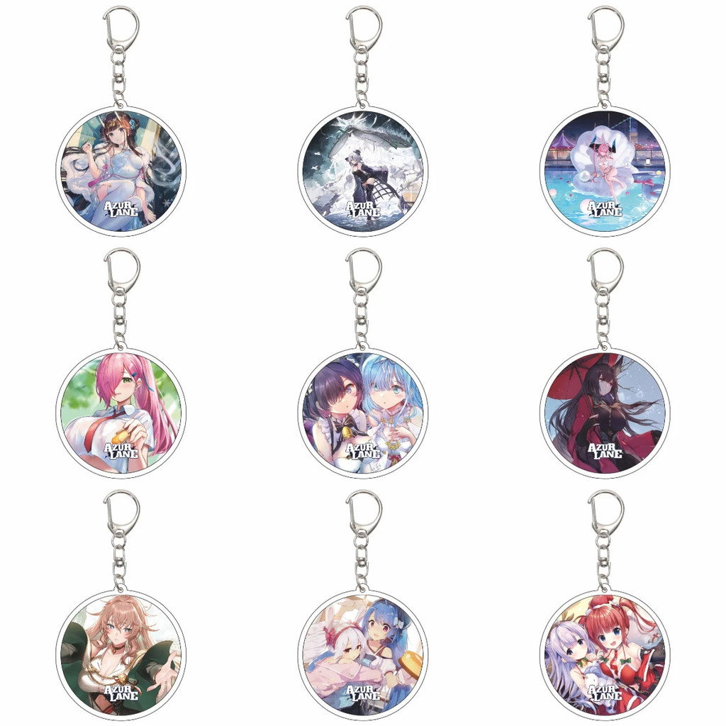 55MM Anime Azur Lane Keychain RN Vittorio Veneto/IJN Azuma/IJN Yukikaze ...