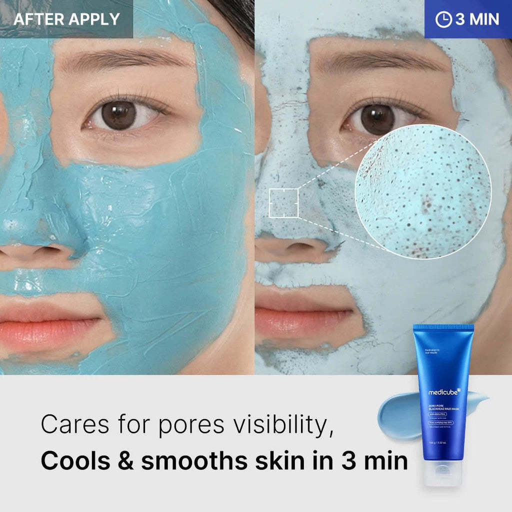 Medicube Zero Pore Blackhead Mud Mask ---100g FOR SKIN TYPES | Shopee ...