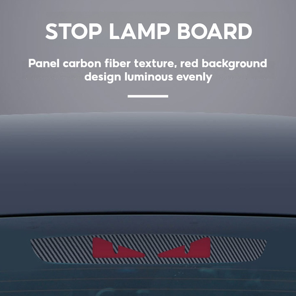 Car Brake Light Sticker Third Brake Projection Board PVC Soft Decal ...
