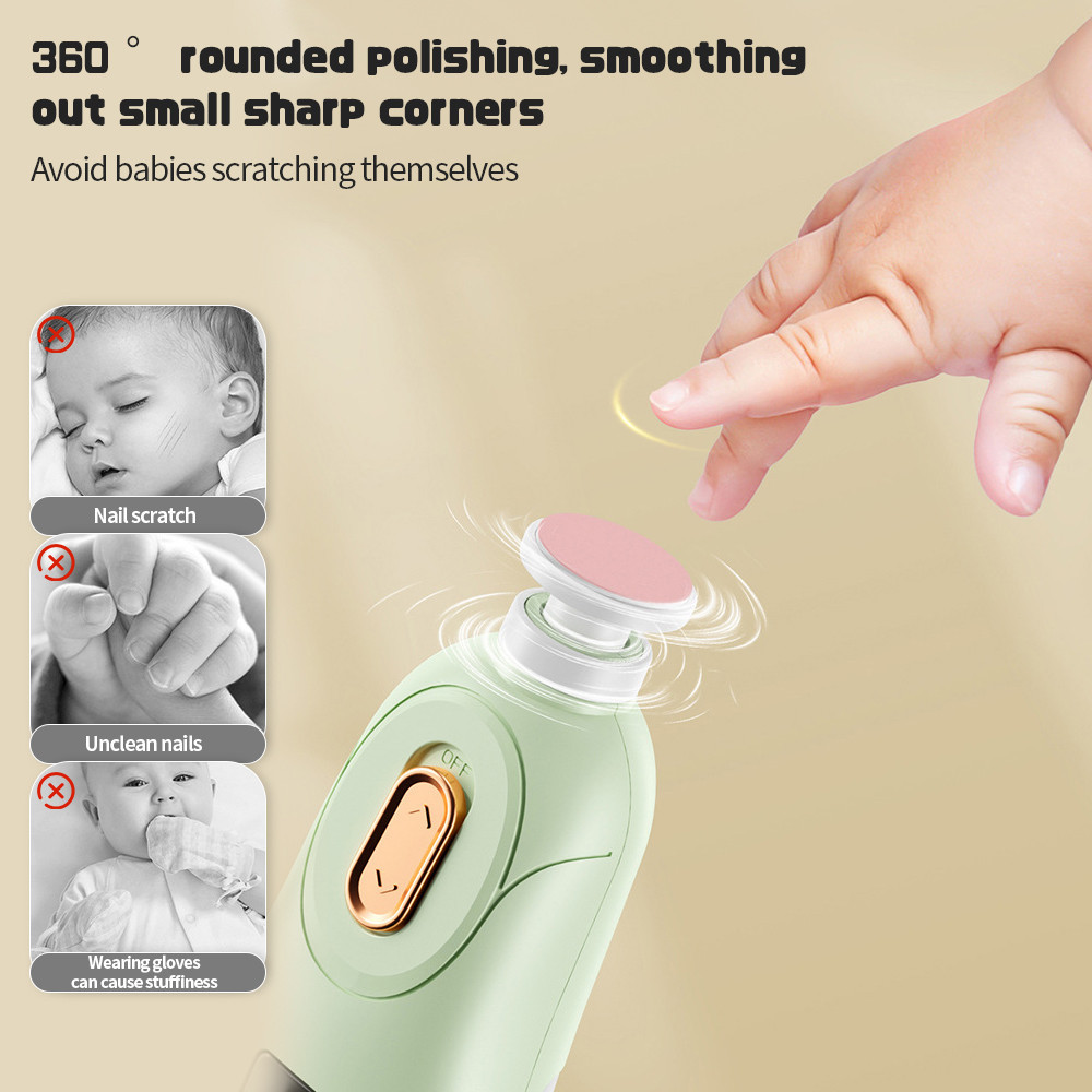 Oni Electric Baby Nail Trimmer Newborn Baby Nail Clipper Set Nail ...