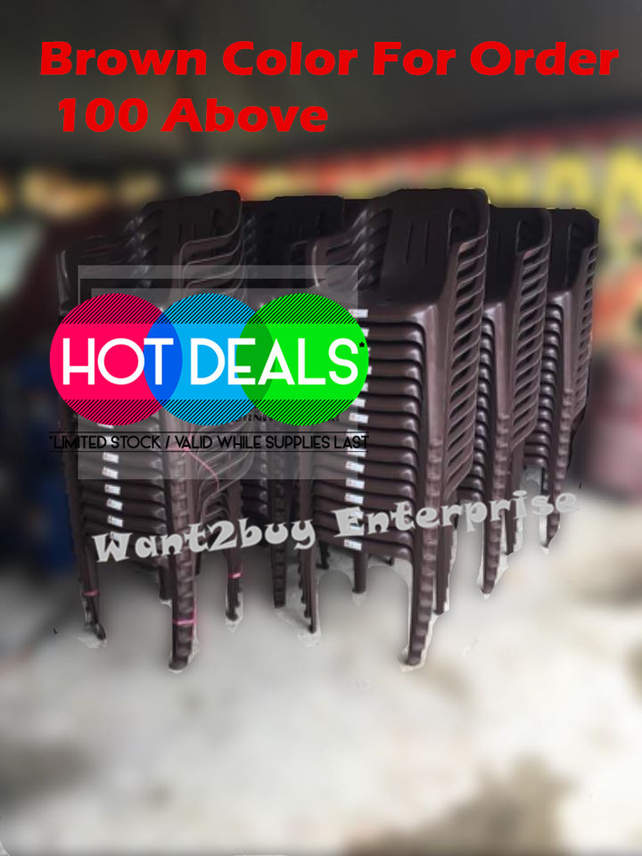 🇲🇾 🔥Hot Selling🔥 3V New York NY701 Grad A Kerusi Plastic Arm Chair Back ...