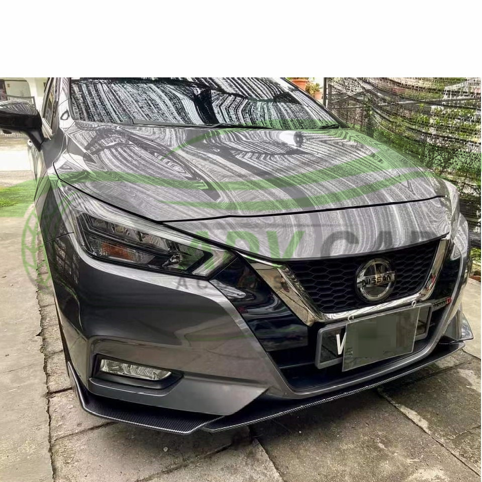 Nissan Almera 2020-2025 Front Bumper Diffuser Lip Wrap Angle Splitters ...