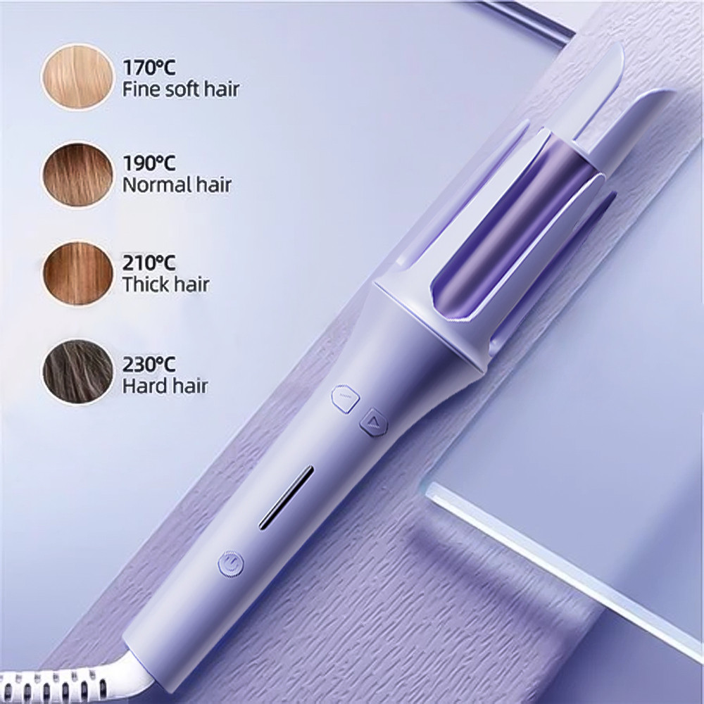 32 mm Hair Curler Automatic Curling Iron 4 Temperature Ceramic Curling ...