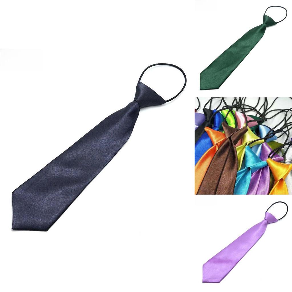 Childrens Toddler Necktie With Elastic Band For School Uniforms Wear ...