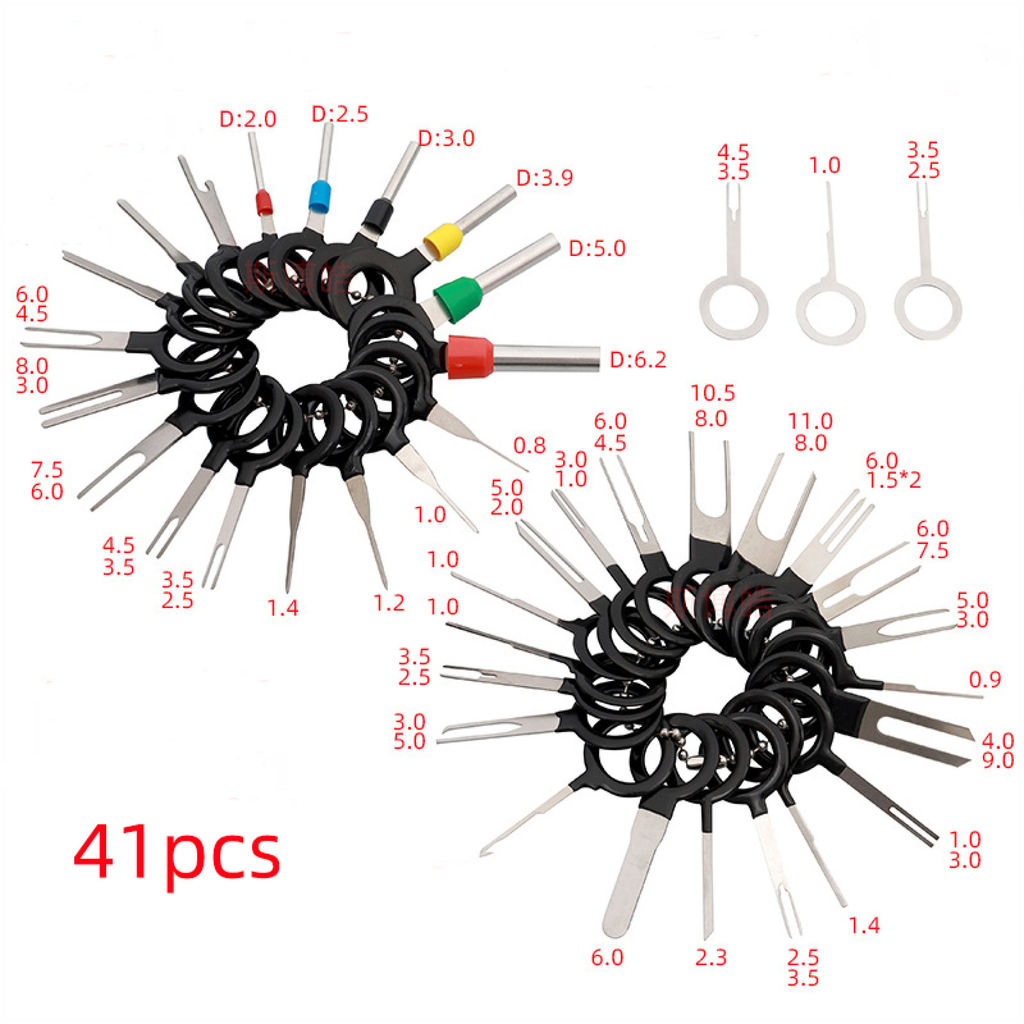 Buildcore 41pcs Car Terminal Removal Tool Connector Extractor Puller ...