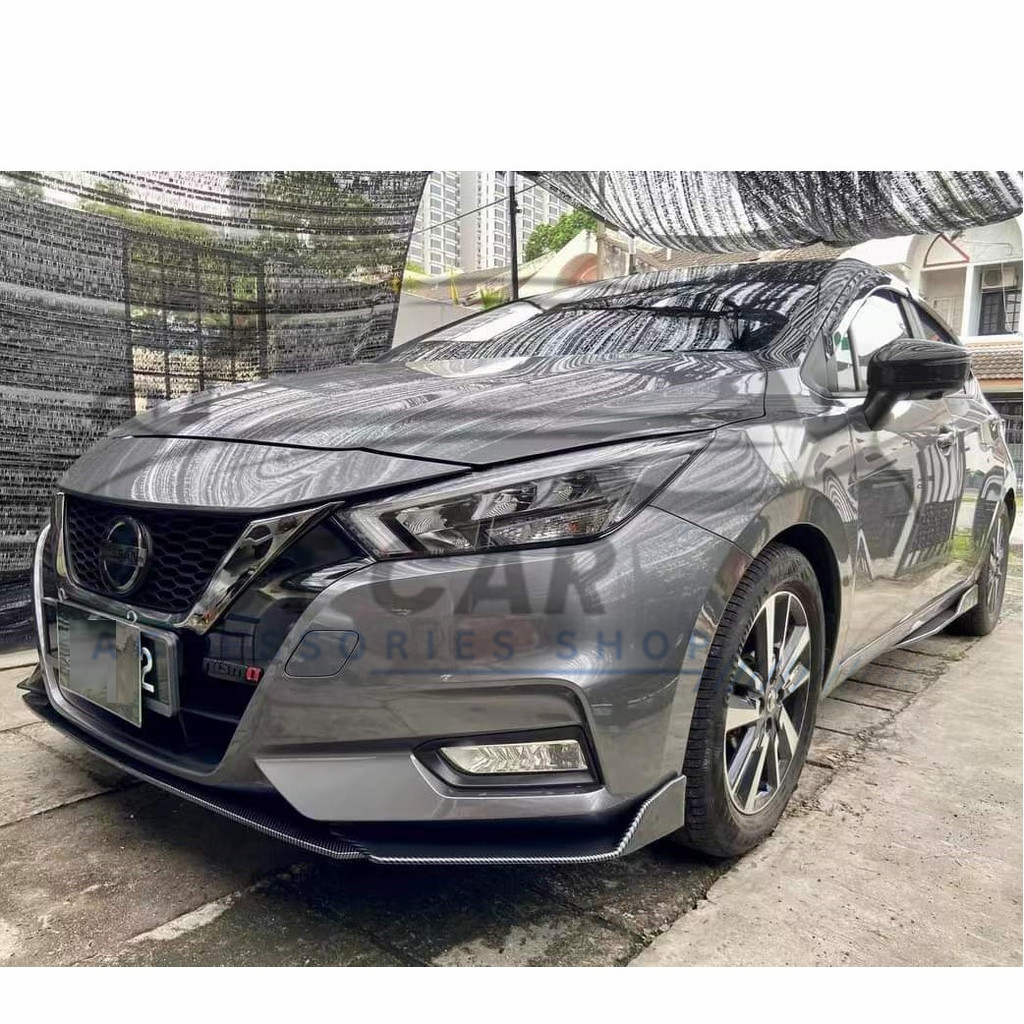 Nissan Almera 2020-2025 Front Bumper Diffuser Lip Wrap Angle Splitters ...