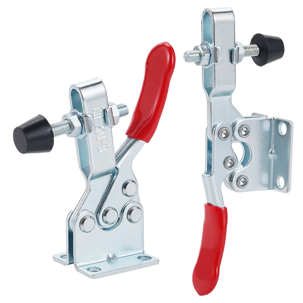 2pcs Hand Clamp Heavy Duty 90KG Clamping Force F-Clamp Bar Clip Clamp ...