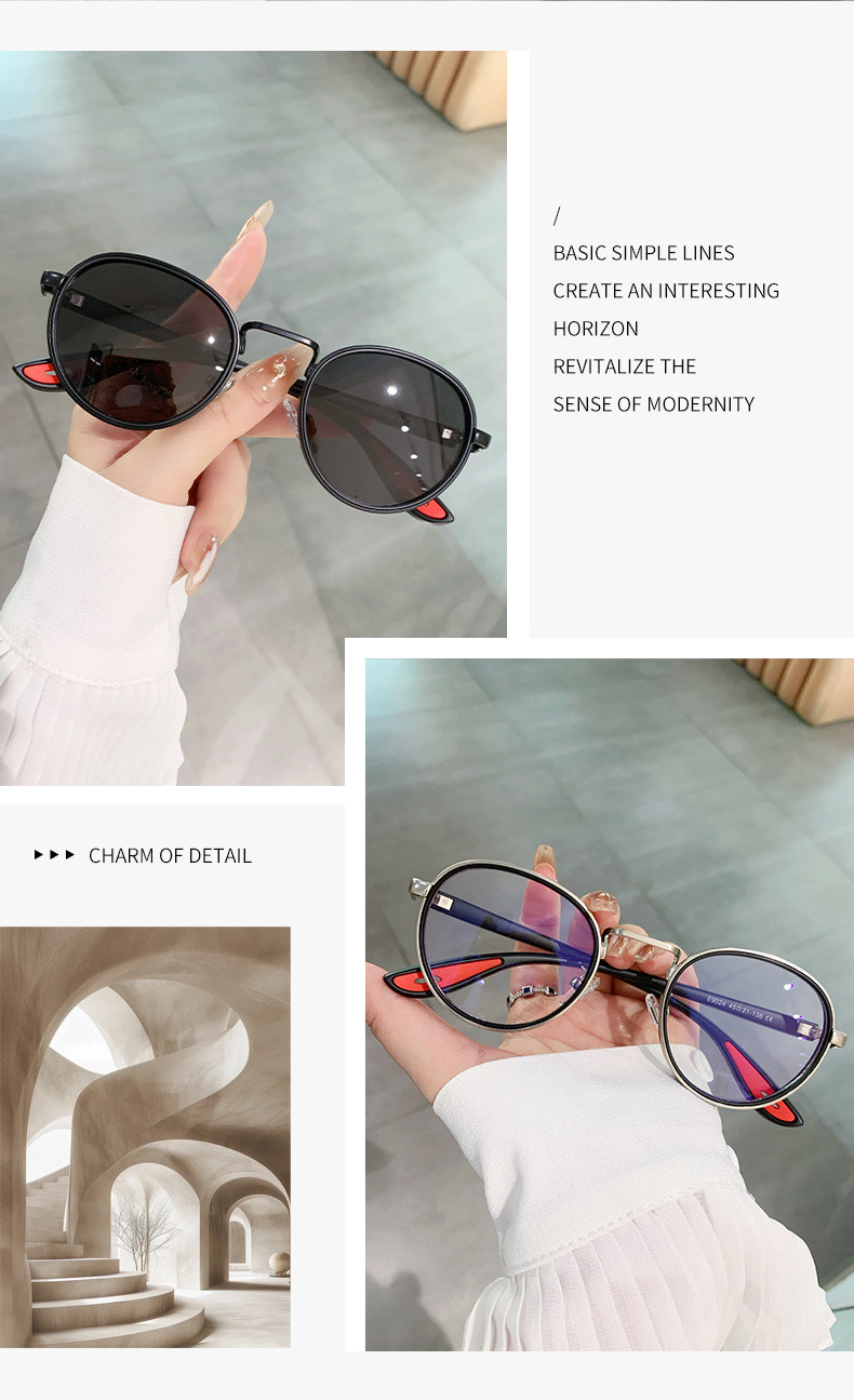 YPSS Adaptive Polarized Sunglasses for Men Photochromic Gold Frame ...