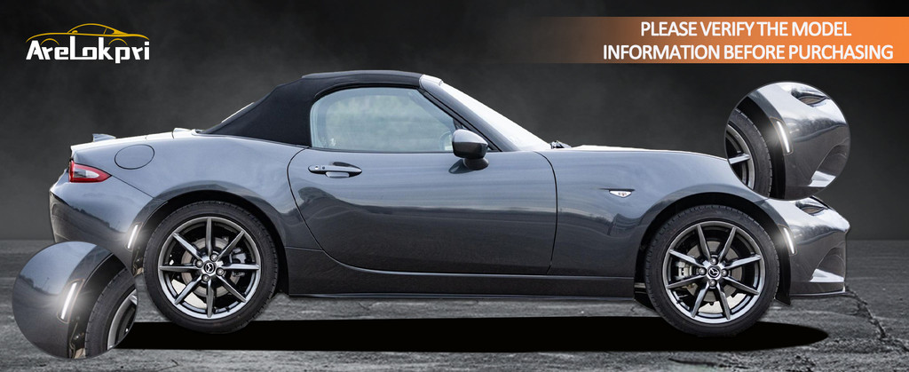 Double Row Indicator Bulb Red Bamber White LED Side Marker Lights for ...