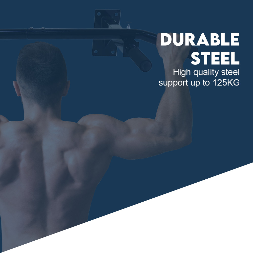 Vigor Fitness Wall Mounted Pull Up Bar Chin Up Bar / Bar Palang Tarik ...