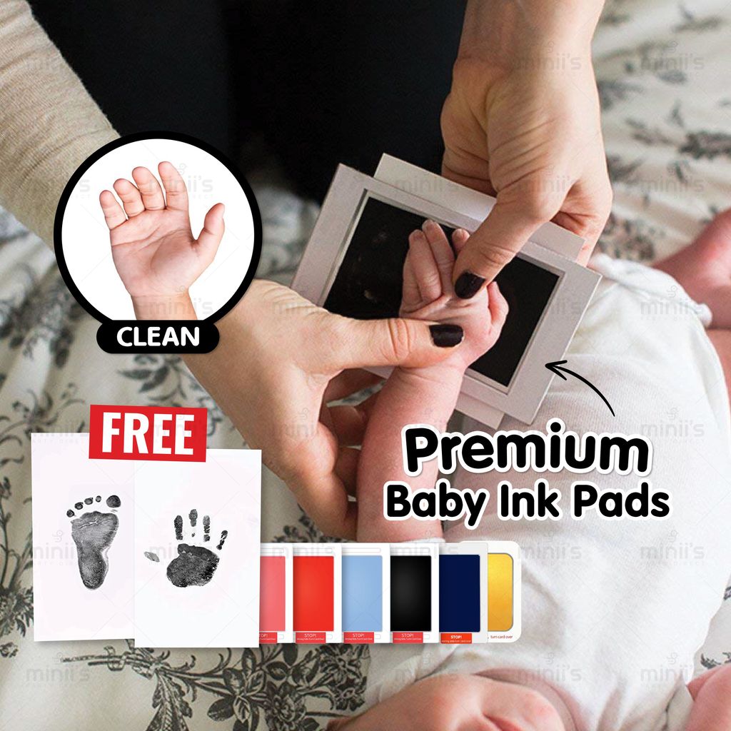 MINIIS Quick and Easy Baby Care Non-Toxic Ink Non touch Inkless Baby ...