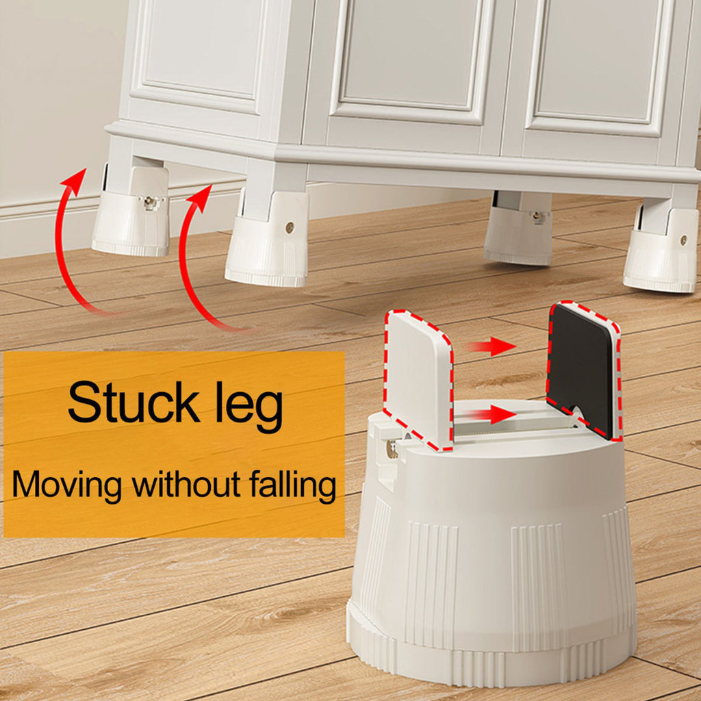 New Bed Foot Booster Mats Chair Leg Risers Adjustable Chair Feet Riser ...