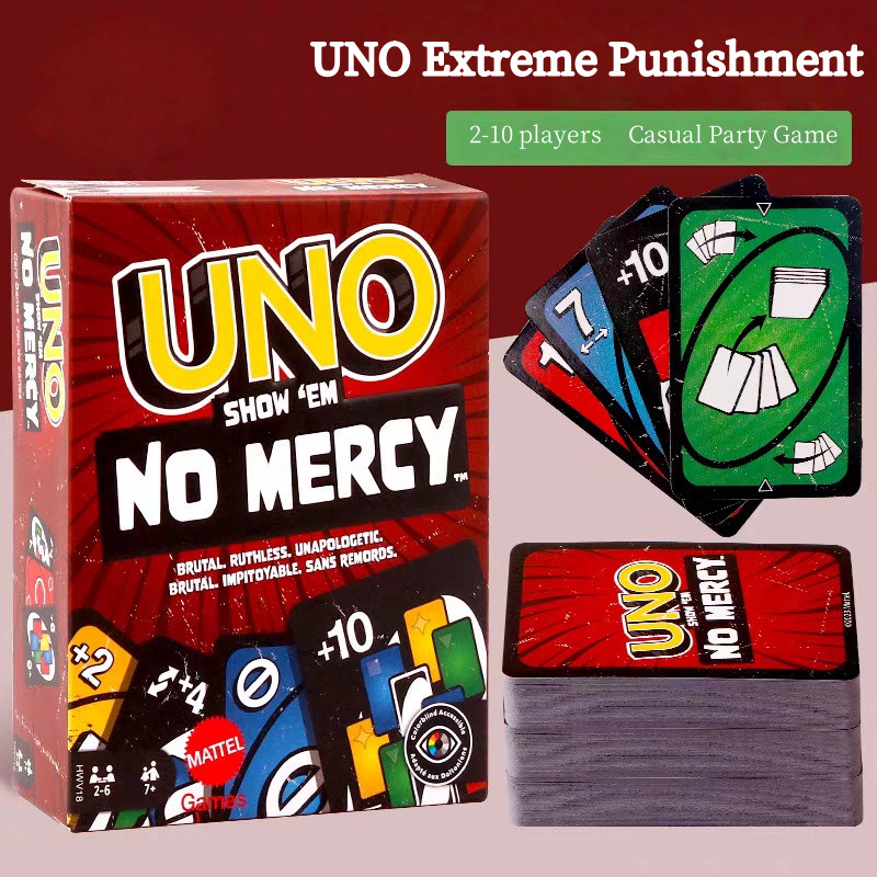 【Malaysia In Stock】No Mercy Card Game Collection All Wild Flip Flex ...