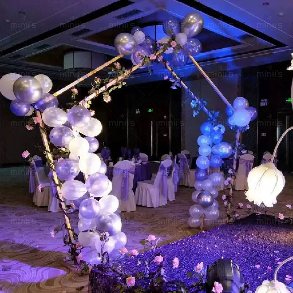 Miniis Geometric Pentagon Metal Arch Backdrop Stand Party Wedding ...