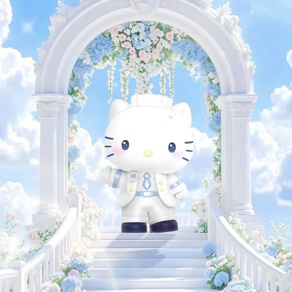 Marry Me Sanrio Romantic Wedding Series Figurines Couple Wedding Hello ...