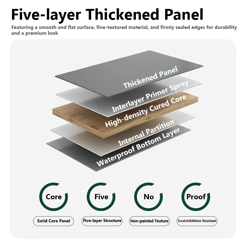 GDeal 130cm/170cm Modern Dressing Table Side Cabinet Without Mirror ...